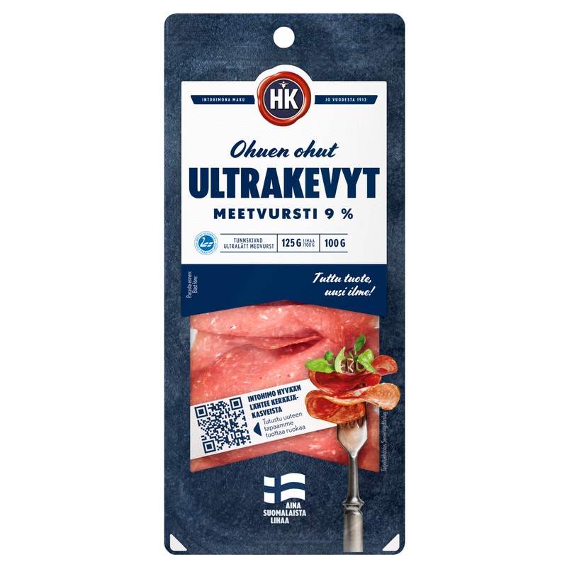 HK Ohuen ohut Ultrakevyt Meetvursti 100g - Saariston Puoti